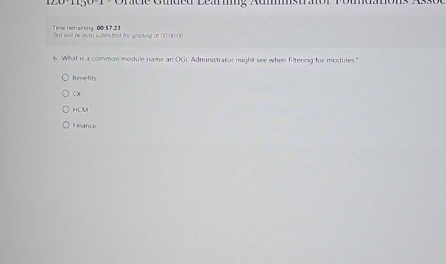 6 What is a common module name an OGL | StudyX