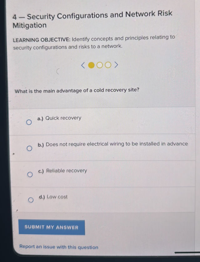 4- Security Configurations and Network Risk | StudyX