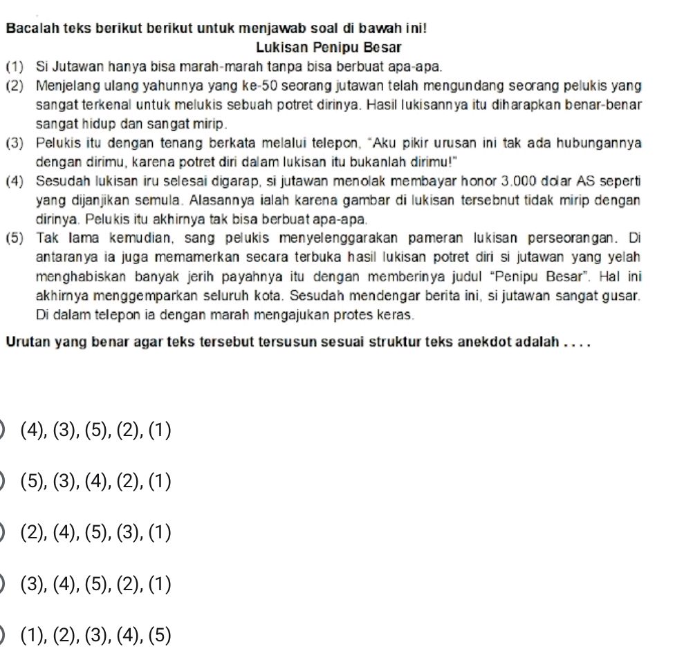 Bacalah teks berikut berikut untuk menjawab | StudyX