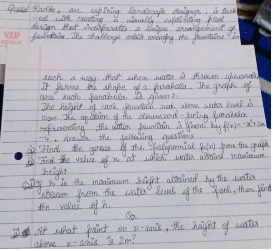 Quess Radha an aspiring landscape designer | StudyX