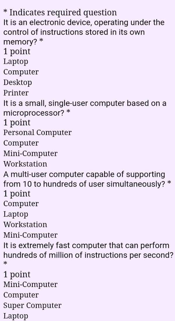 It is an electronic device operating under the control of instructions ...