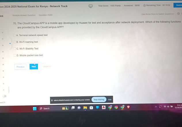 70 The CloudCampus APP is a mobile app | StudyX