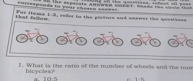 For items 1-2 refer to the picture and | StudyX