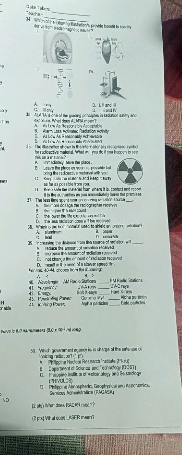 34 Which of the following illustrations | StudyX