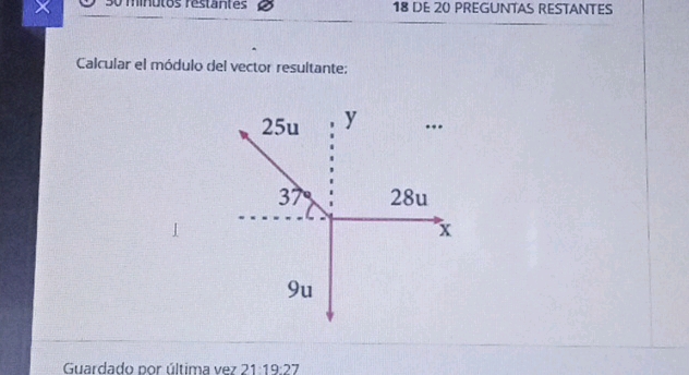 Calcular el mdulo del vector resultante | StudyX