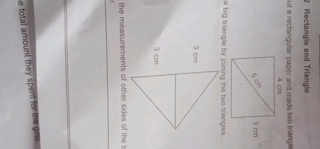 2 Rectangle and Triangle sut a rectangular | StudyX