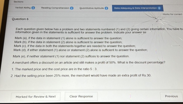 Each question given below has a problem and | StudyX