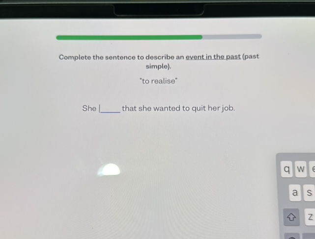 Complete the sentence to describe an event | StudyX