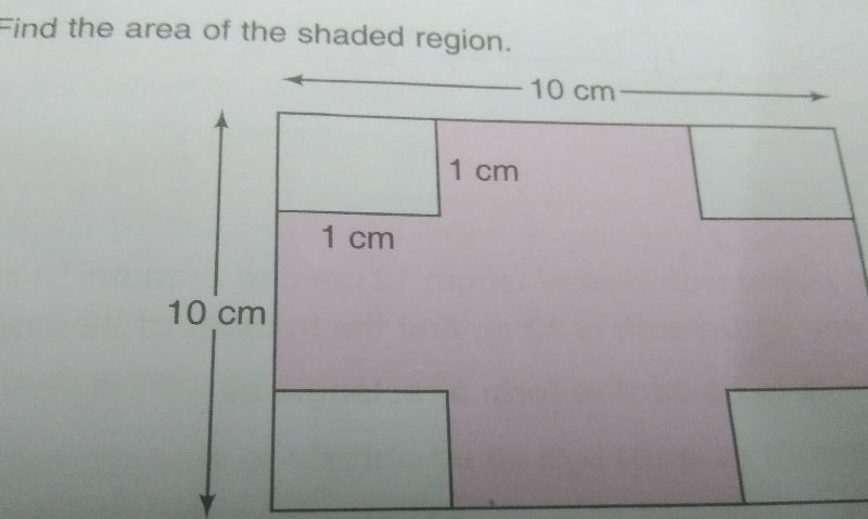 Find the area of the shaded region | StudyX