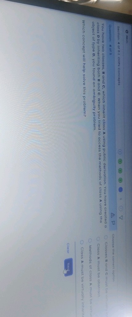 You have two classes B and C which inherit | StudyX