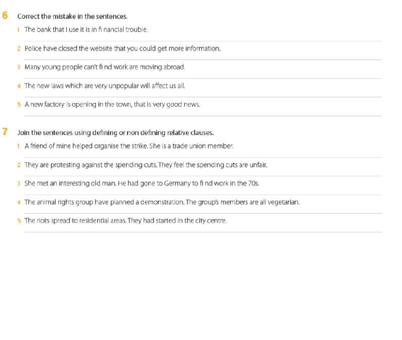 6 Correct the mistake in the sentences 1 The | StudyX