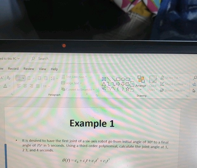Example 1 It is desired to have the first | StudyX