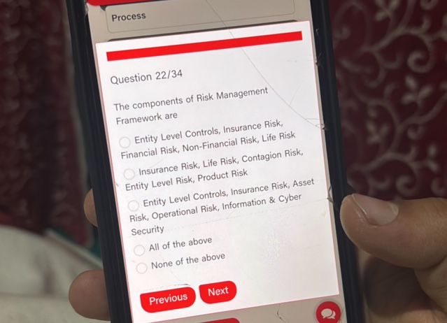 Question 22/34 The components of Risk | StudyX