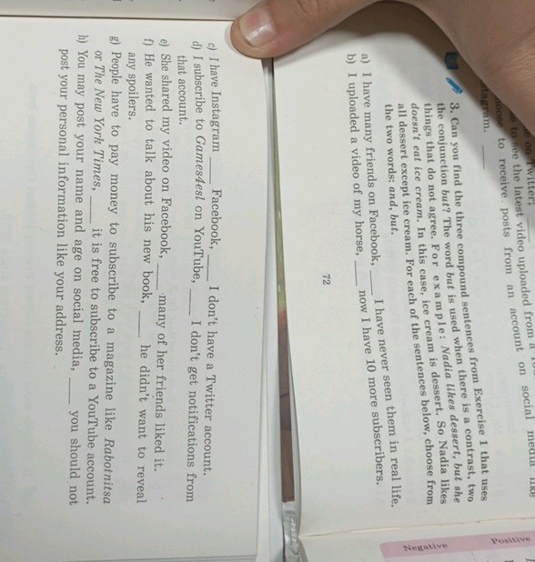 3 Can you find the three compound sentences | StudyX