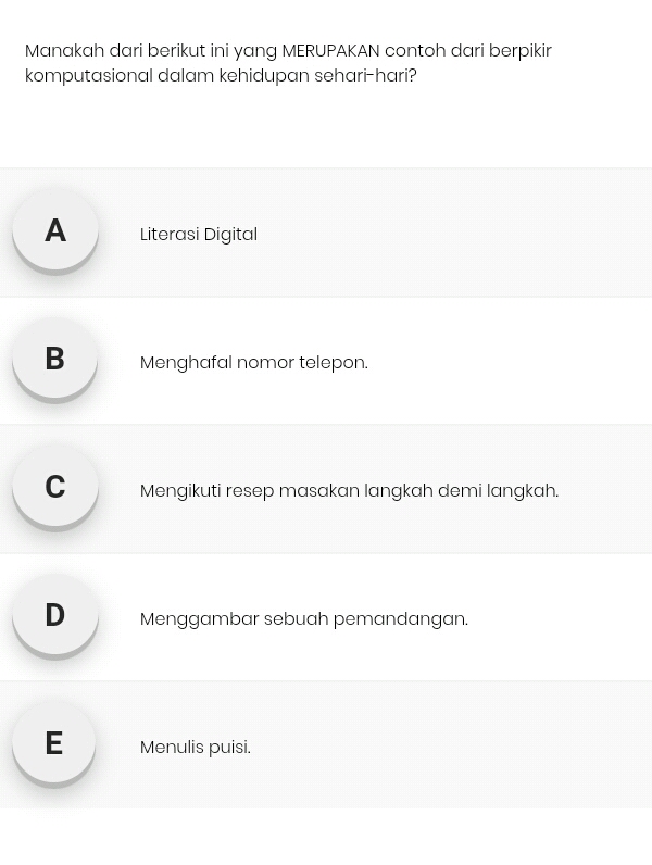 Manakah dari berikut ini yang MERUPAKAN | StudyX