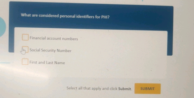 What are considered personal identifiers for | StudyX