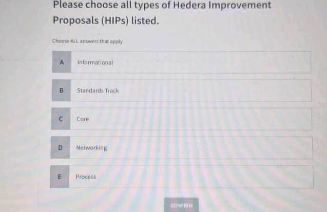 Please choose all types of Hedera | StudyX