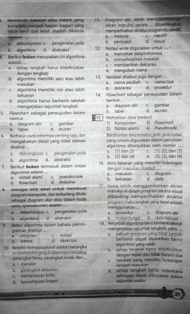 3 Memecah masalah atau sistem yang kompleks | StudyX