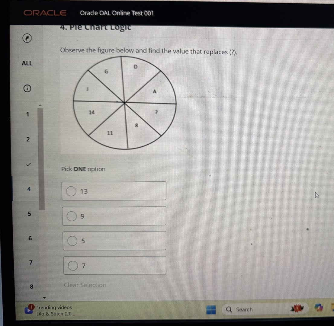 4 Pie Chart Logic Observe the figure below | StudyX