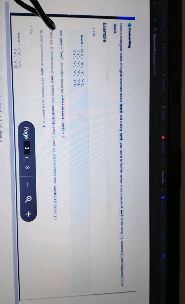 Given a rectangular matrix of English | StudyX