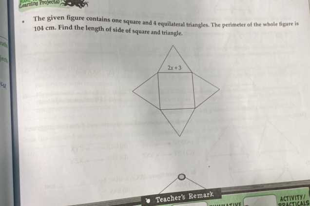 The given figure contains one square and 4 | StudyX