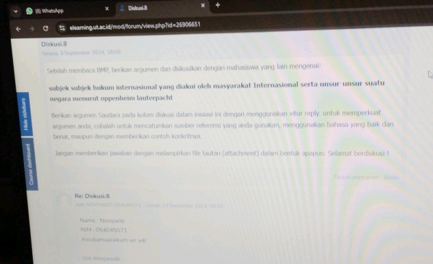 Setelah membaca BMP berikan argumen dan | StudyX