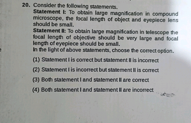 20 Consider the following | StudyX