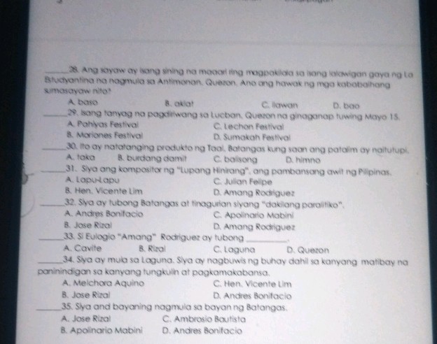 28 Ang sayaw ay isang sining na maaari ring | StudyX