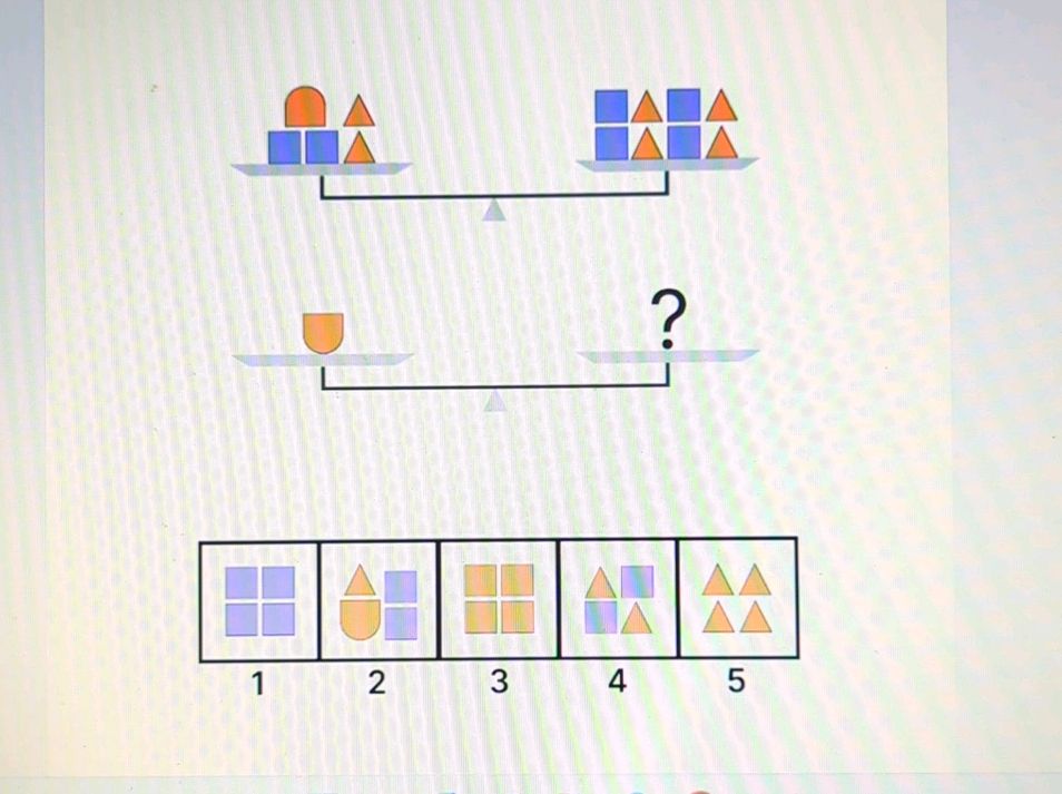 The image contains a balance scale puzzle | StudyX