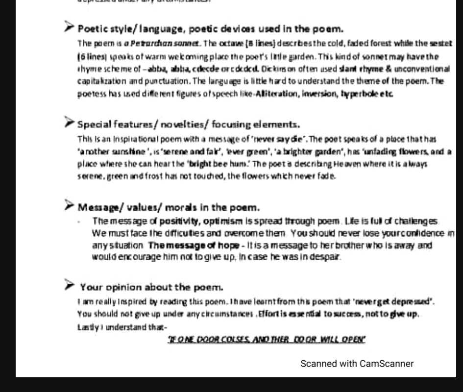 Poetic style/language poetic devices used in | StudyX