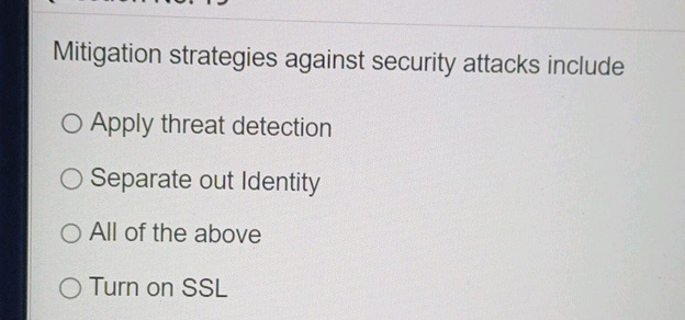 Mitigation strategies against security | StudyX