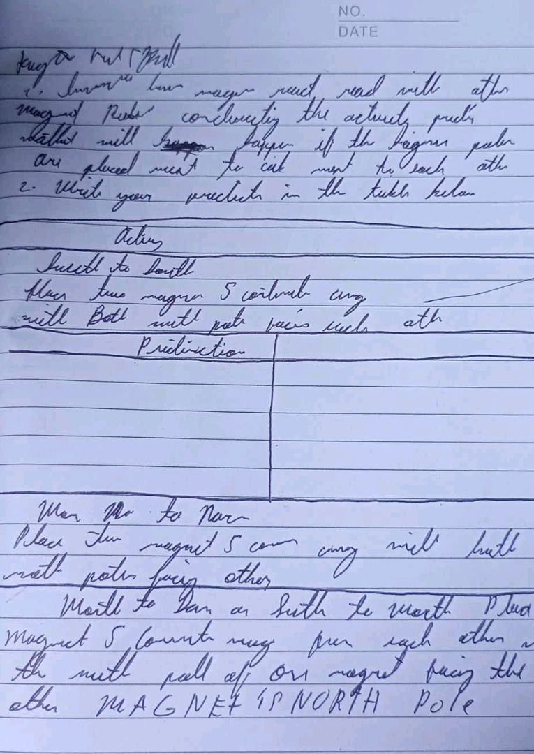 Two or more magnets react and will attract | StudyX