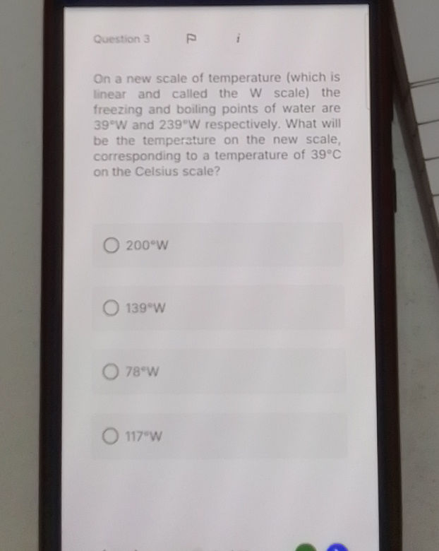 Question 3 On a new scale of temperature | StudyX