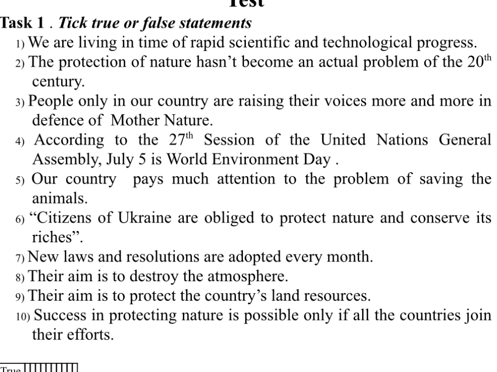 Task 1 Tick true or false statements 1) We | StudyX
