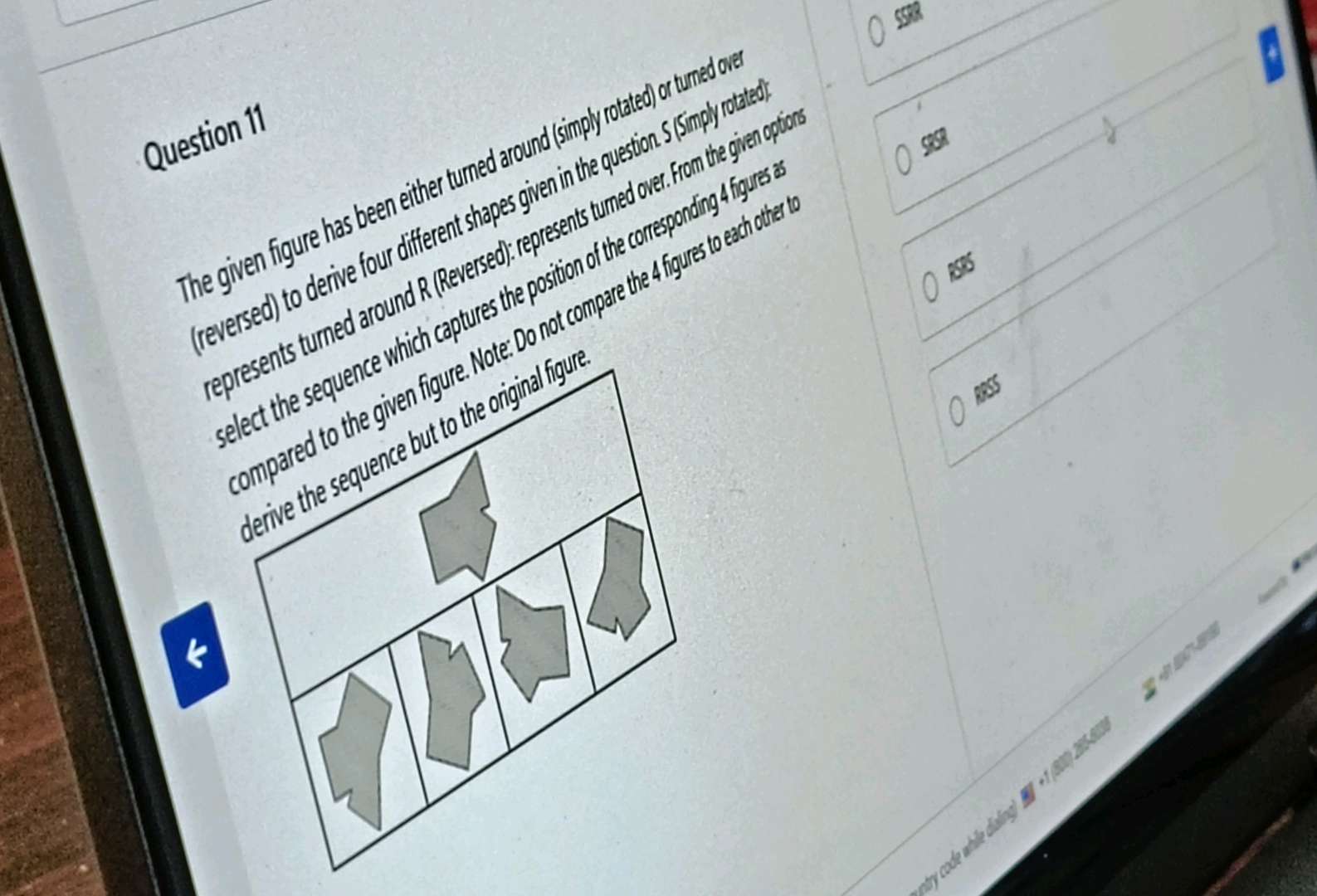 Question 11 The given figure has been either | StudyX