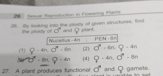 26 By looking into the ploidy of given | StudyX