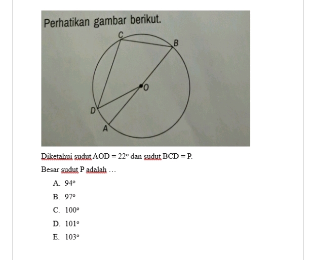 Perhatikan gambar berikut Diketahui sudut | StudyX
