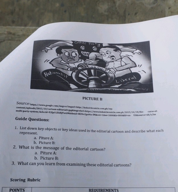 1 List down key objects or key ideas used in | StudyX