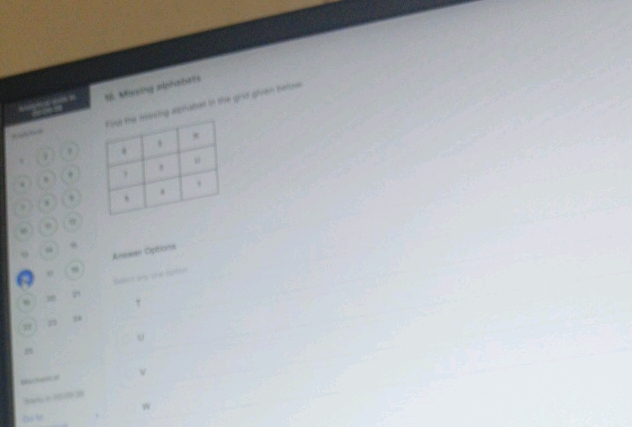 10 Missing alphabets Find the missing | StudyX