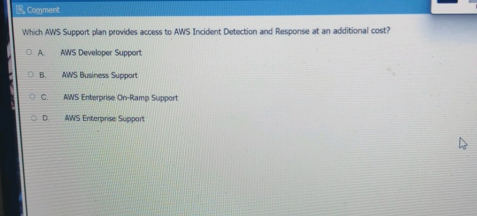 Which AWS Support plan provides access to | StudyX
