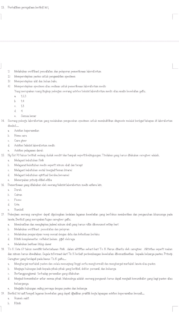 13 Perhatikan pernyataan berikut ini 11 | StudyX