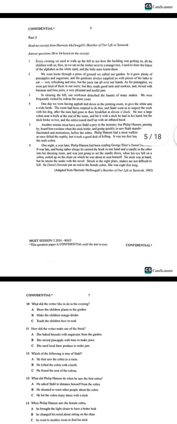 Read an excerpt from Harriette McDougalls | StudyX