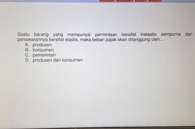 Suatu barang yang mempunyai permintaan | StudyX