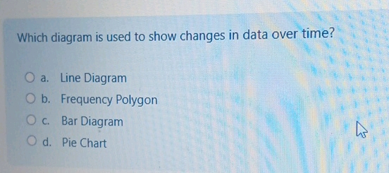 Which diagram is used to show changes in | StudyX