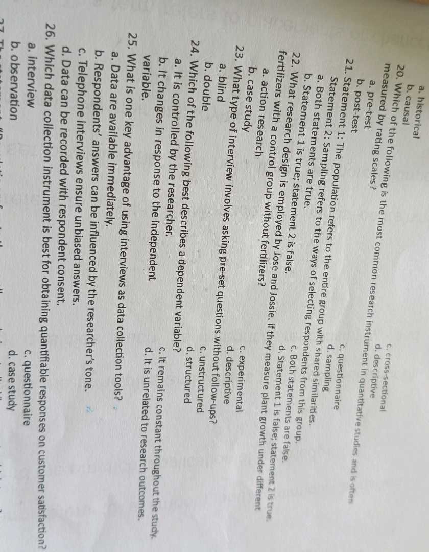 20 Which of the following is the most common | StudyX