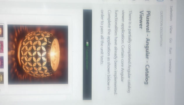 Pluseval - Angular - Catalog Viewer There is | StudyX