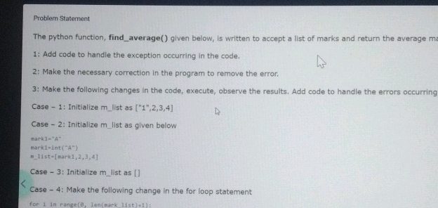 Problem StatementThe python function | StudyX