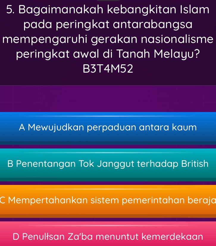 5 Bagaimanakah kebangkitan Islam pada | StudyX