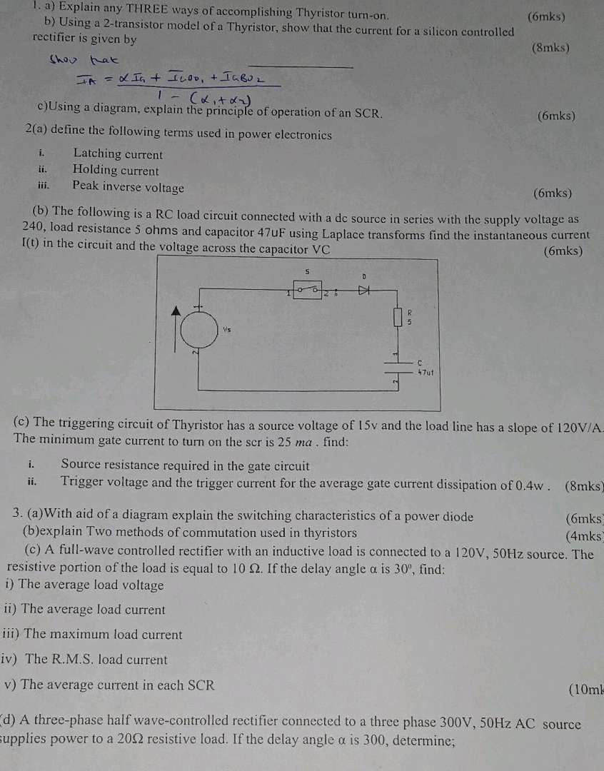 1 a) Explain any THREE ways of accomplishing | StudyX