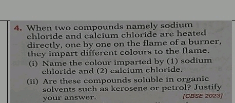 4 When two compounds namely sodium chloride | StudyX